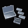 4 Grids Display Case Clear Makeup And Jewelry Holder Box For Travel ...