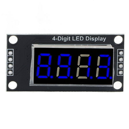 4 Digit Tube LED 7 Segment Display TM1637 Driver Digital Optoelectronic ...