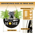 EvridWear Welcome Sign, Double Sided Front Door Decor with 14 ...