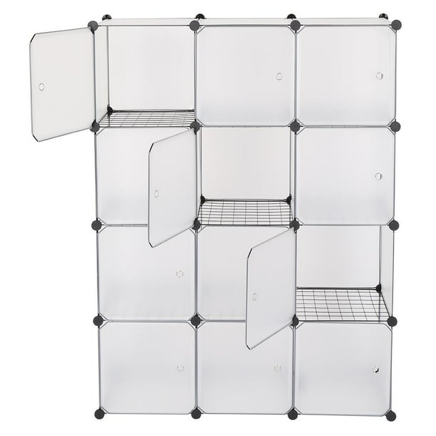 Zimtown 12-Cube Portable Storage Cubes Modular Bookshelf Units for ...