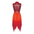 Kvysinly Women Liturgical Praise Dance Dress Sequin Sleeveless Worship ...