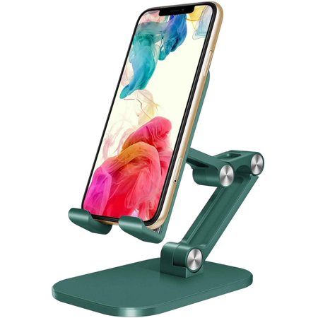 Cell Phone Stand for Desk, Fully Foldable Phone Stand, Adjustable Phone ...