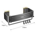 Kafvhsty Bathroom Shelf Towel Rack with Strong Load-bearing - Self ...