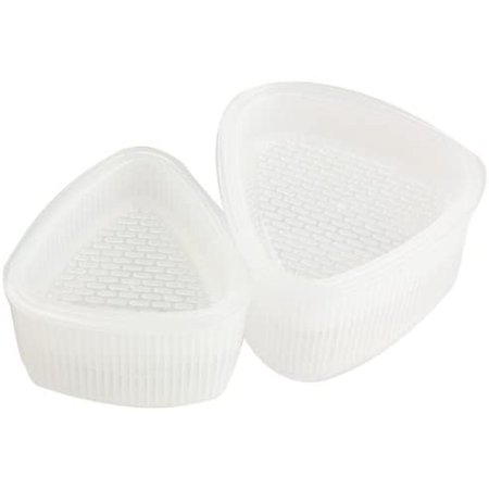 2 Pairs Transparent Practical Kitchen Bento Decorate Sushi Onigiri Mold ...