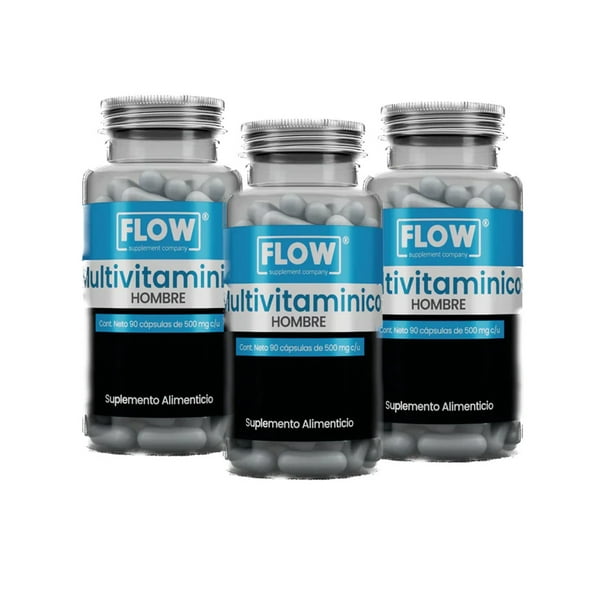 Suplemento FLOW SUPPLEMENT COMPANY 3PACKMULTIHOMFLOW de Multivitaminico ...