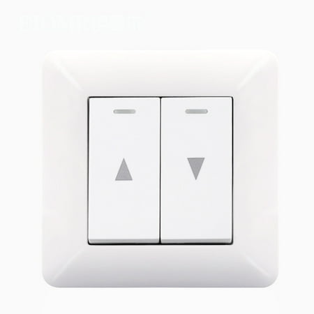 Roller Shutter Shade Lift Switch Auto Reset Electric Curtain Button ...