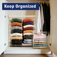 AGALI Large 3 Gallon Zippered Plastic Bags for Storage- 16'' x 18 ...