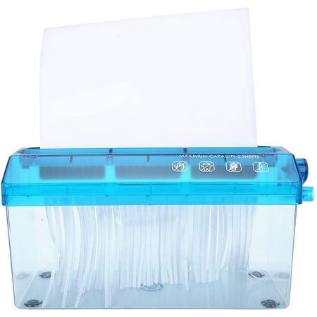 Mini Hand Shredder A4 Manual Office Paper Shredder Portable Desktop ...