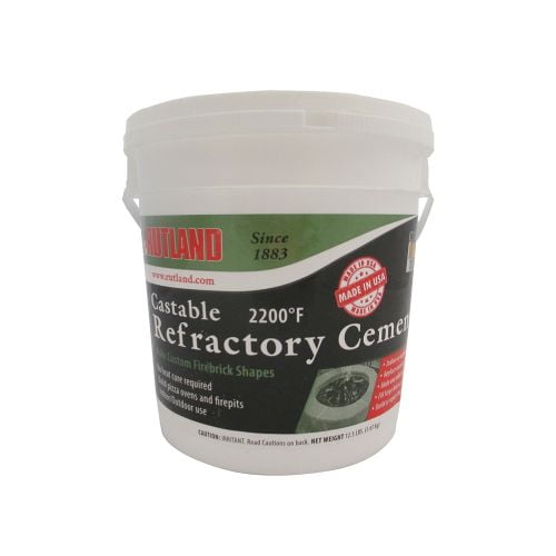 Castable Refractory Cement - 12 1/2 Lb Tub - Walmart.com