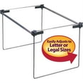 Smead Hanging File Folder Frame, Adjustable Letter/Legal/A4, Gray, 2 ...
