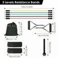 BESTSKY 2026 New Resistance Bands Set, Exercise Bands with Door Anchor ...