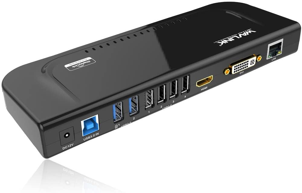 WAVLINK USB 3.0 Universal Docking Station Dual Video Monitor Display ... WAVLINK USB 3.0 Universal Docking Station Dual Video Monitor Display ...
