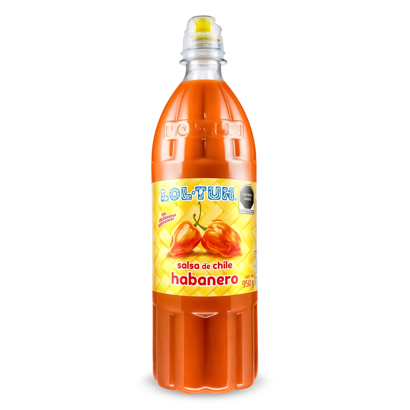 SALSA DE CHILE HABANERO ROJA 950G LOL TUN Envase rellenador | Walmart ...