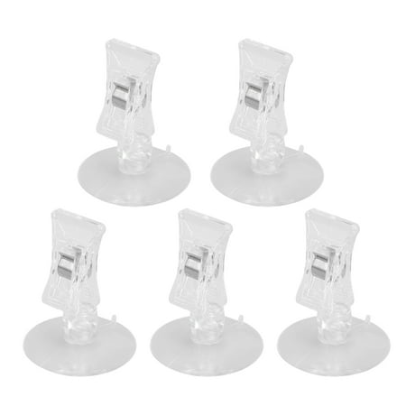 5pcs Fodder Clamps Plastic Suction Cup Feeding Clips Seaweed Feeders ...