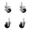MJM International R-5HD Replacement 5" Heavy duty casters, set of 2 ...
