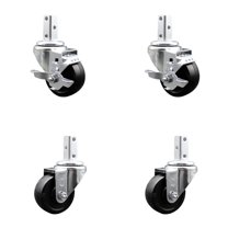 MJM International R-5HD Replacement 5" Heavy duty casters, set of 2 ...