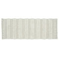 VCNY Home Savannah Stripe White Cotton Blend Bath Runner Rug, 24" x 60 ...