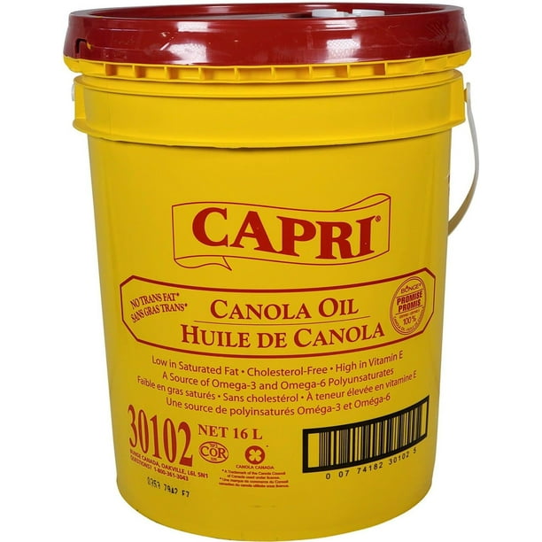 Capri Canola Oil Pail, 16 Liter - Walmart.ca