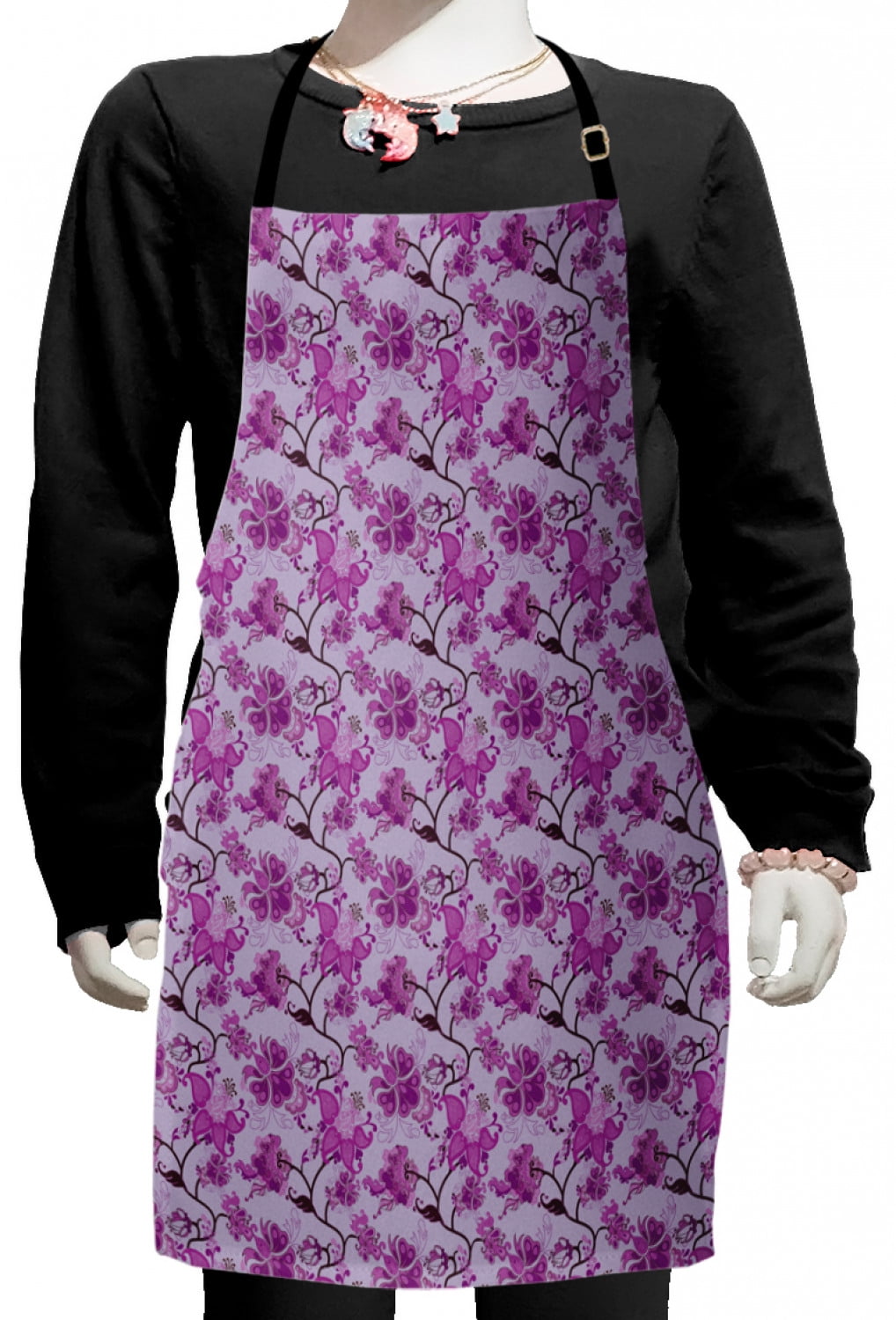 Bohemian Kids Apron, Chinese Traditional Pattern Abstract and Hippie ...