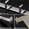 Adjustable Over Door Hooks for Towel Coat Rack Bathroom Dormgray-C 7 ...