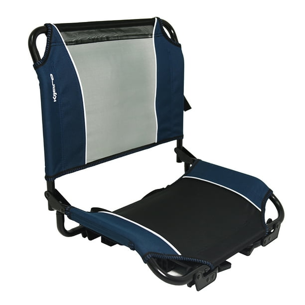 Kijaro Blue and Black Stadium Seat - Walmart.com