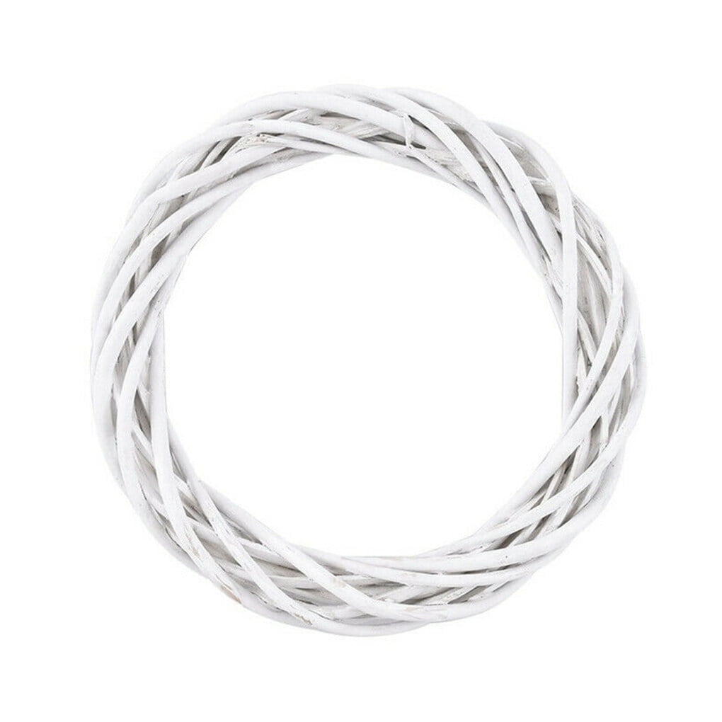 Click here for Bedienty 10/20/30cm Rattan Wicker Christmas White... prices