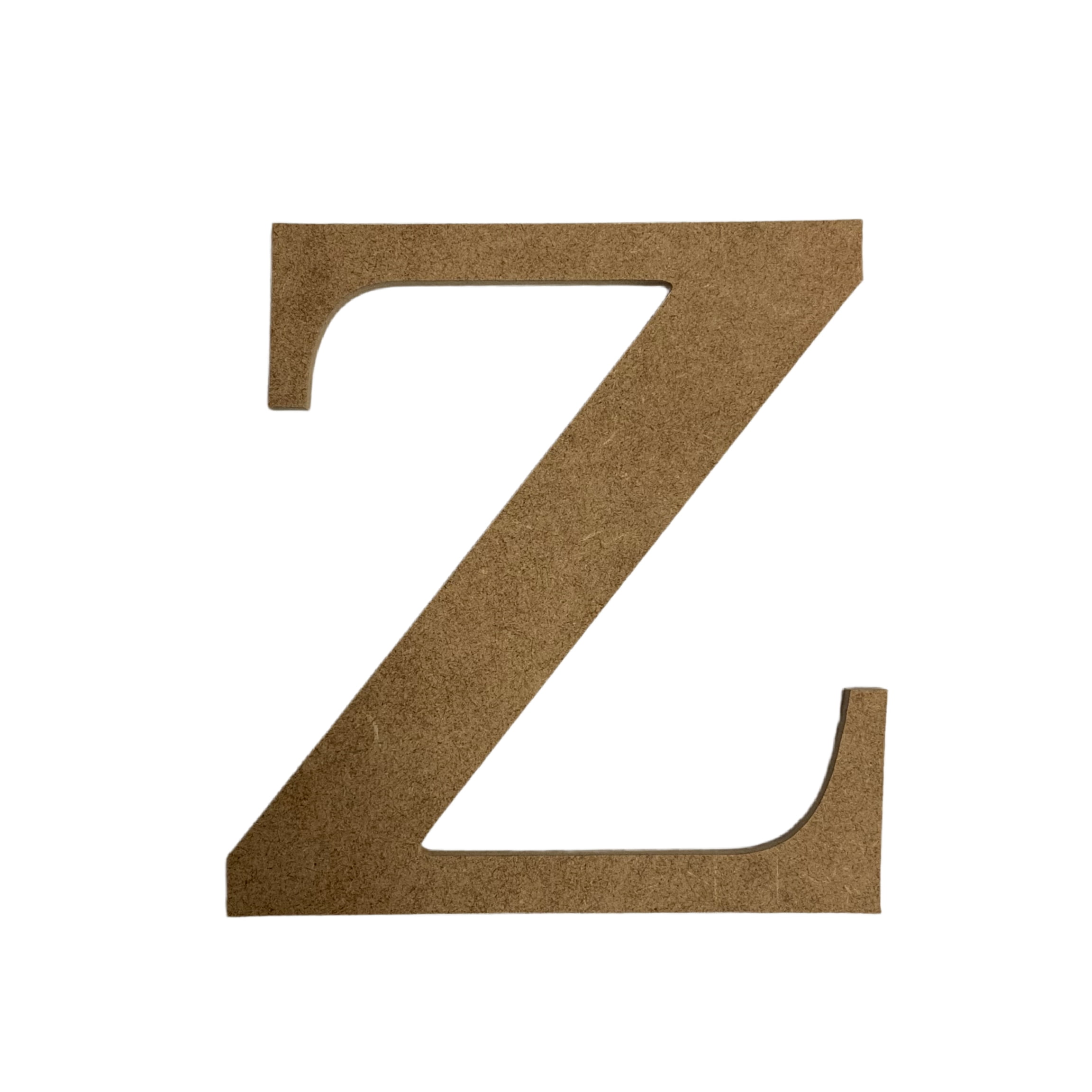 Wooden Letter Unfinished, Times Font, Craft Cutout - Walmart.com