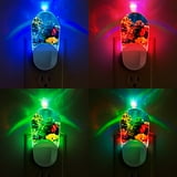 Aqualites Color-Changing LED Plug-In Night Light, Tropical Fish, 10908 ...