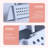 Stackable Trays Sturdy PP Storage Rack for Office Bathroom - Walmart.com