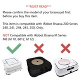 Neutop Washable Reusable Wet Mopping Pads, Microfiber, Braava Jet 240 ...