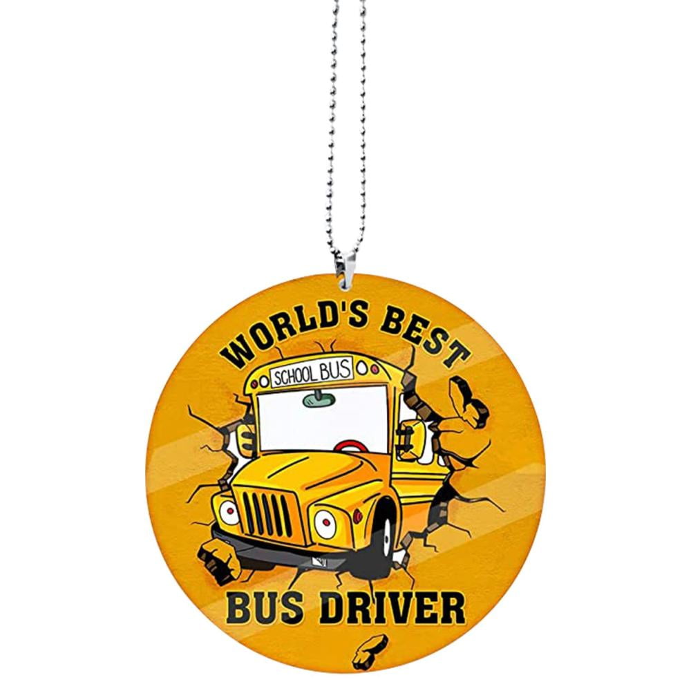 Bus Driver Keychain|Acrylic School Bus Driver Keychain Pendant ...