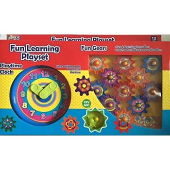 Fun Learning Playset - Playtime Clock and Fun Gears - Walmart.com
