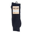 MUK LUKS Women's Cozy Warm Microfiber Knee-High Boot Socks, Size 6-11 ...