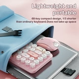 HOCO Wireless Keyboard and Mouse Combo, 2.4GHz Bluetooth USB Receiver ...