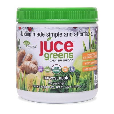 JUCE Greens Superfood Healthy Balance of Fruits and Veggies. Powder 8. ...