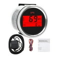 52mm Boat Car Digital GPS Speedometer Gauge 0~999 Odometer MPH Km/h ...
