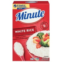 Minute Quick Microwaveable Instant White Rice, Light and Fluffy, 42 oz ...