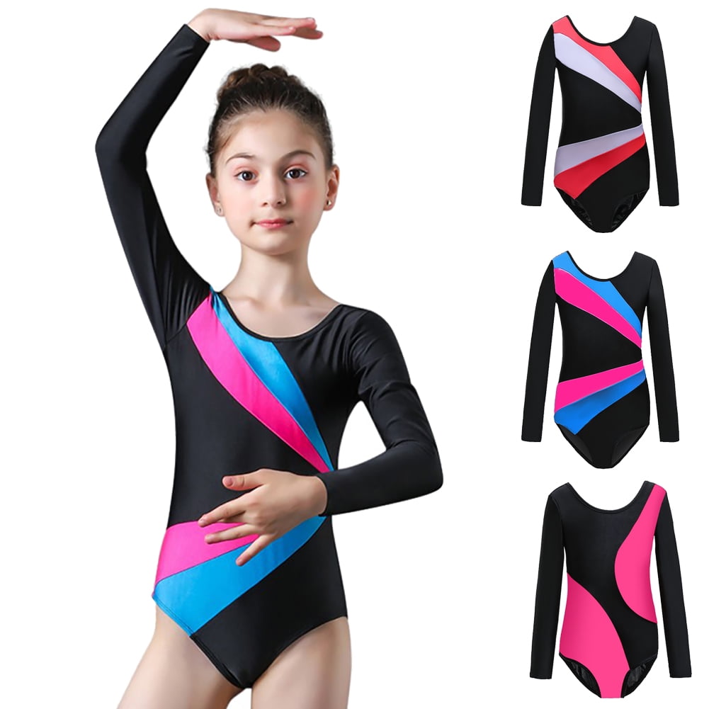 URMAGIC Leotards for Girls Gymnastics Girls' Activewear Dresses ...