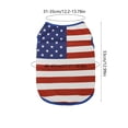 Chmadoxn Independence Day Pet Vest for Dogs and Cats, 4th of July Star ...