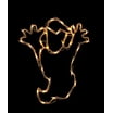 15" Lighted Ghost Halloween Window Silhouette Decoration - Walmart.com