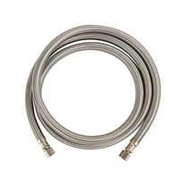 HQRP Universal Premium Braided Stainless Steel Refrigerator/Ice Maker ...