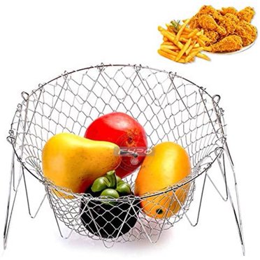 Chard 10.5 QT. Fish and Wing Fryer W/Strainer Basket Set FFPA105C ...