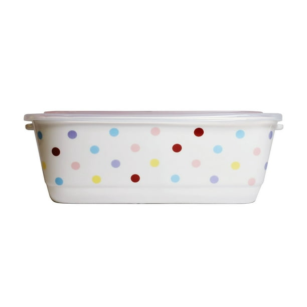 Microwavable Ceramic Bento Box With Seal Rectangular Shape With ...