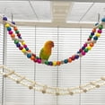 Bird Toys Parrot Wooden Ladder, Natural Wooden Climbing Perch For Small ...