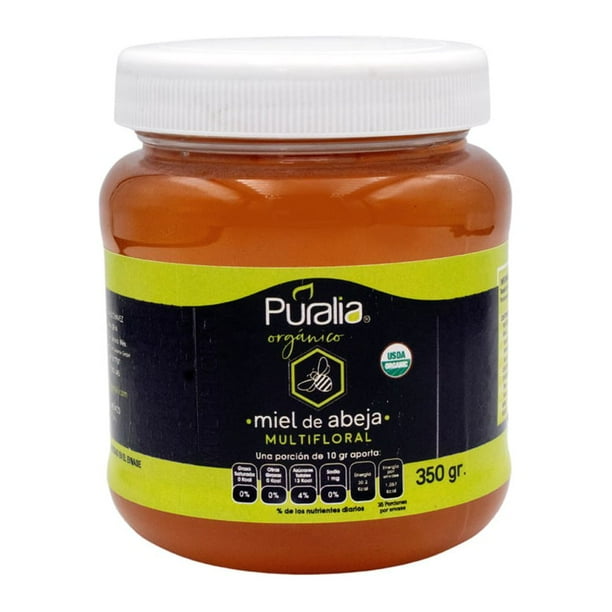Miel Orgánica Puralia Multifloral 350 g | Bodega Aurrera en línea