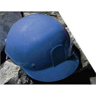 Msa Safety Bump Cap,Front Brim,Pinlock,Blue 10033650 - Walmart.com