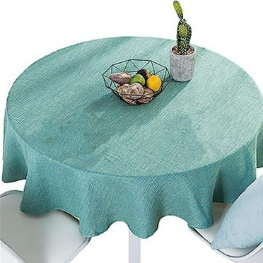 Stitching Tassel Rectangular Tablecloth Heavy Weight Cotton Linen Table ...