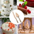 KSENDALO Cake Knife and Server Set, Rose Gold, Elegant for Wedding ...