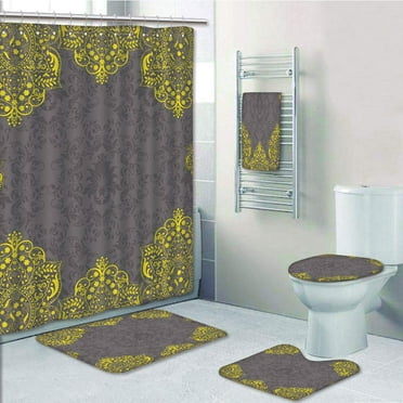 Better Trends 3 Piece Bathroom Rug Set 100% Polyester Bath Rug, Water ...