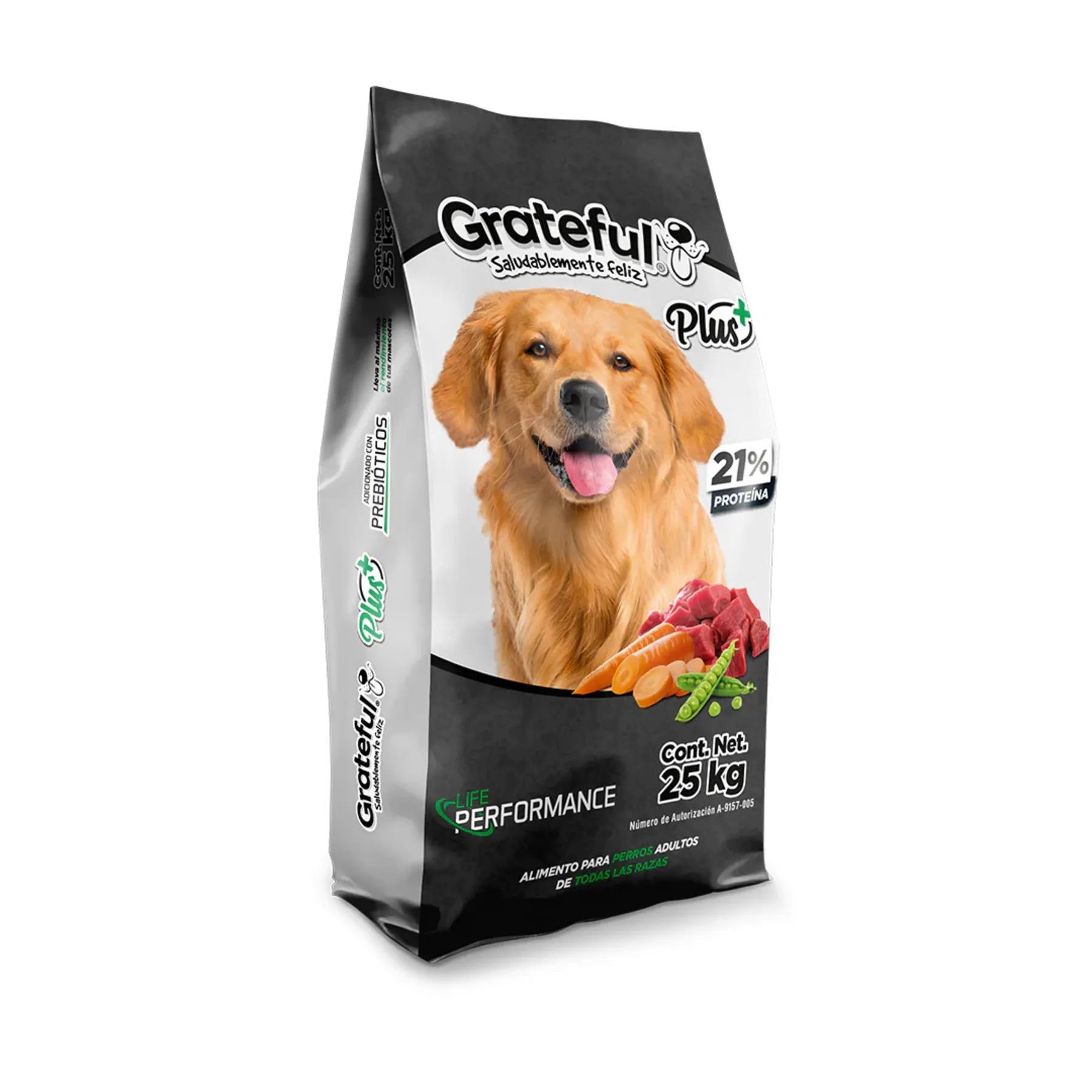 Alimento Para Perro Grateful Plus 25 Kg | Bodega Aurrera en línea